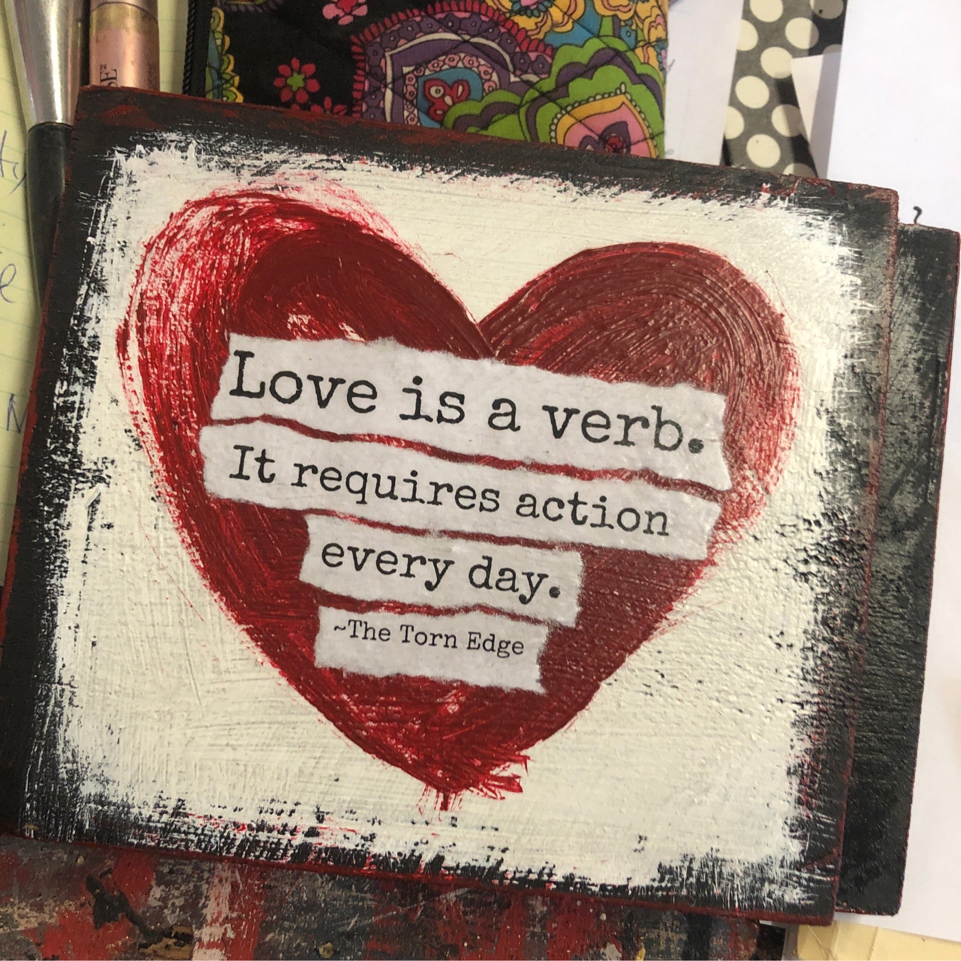Love Is A Verb The Torn Edge Love Is A Verb The Torn Edge